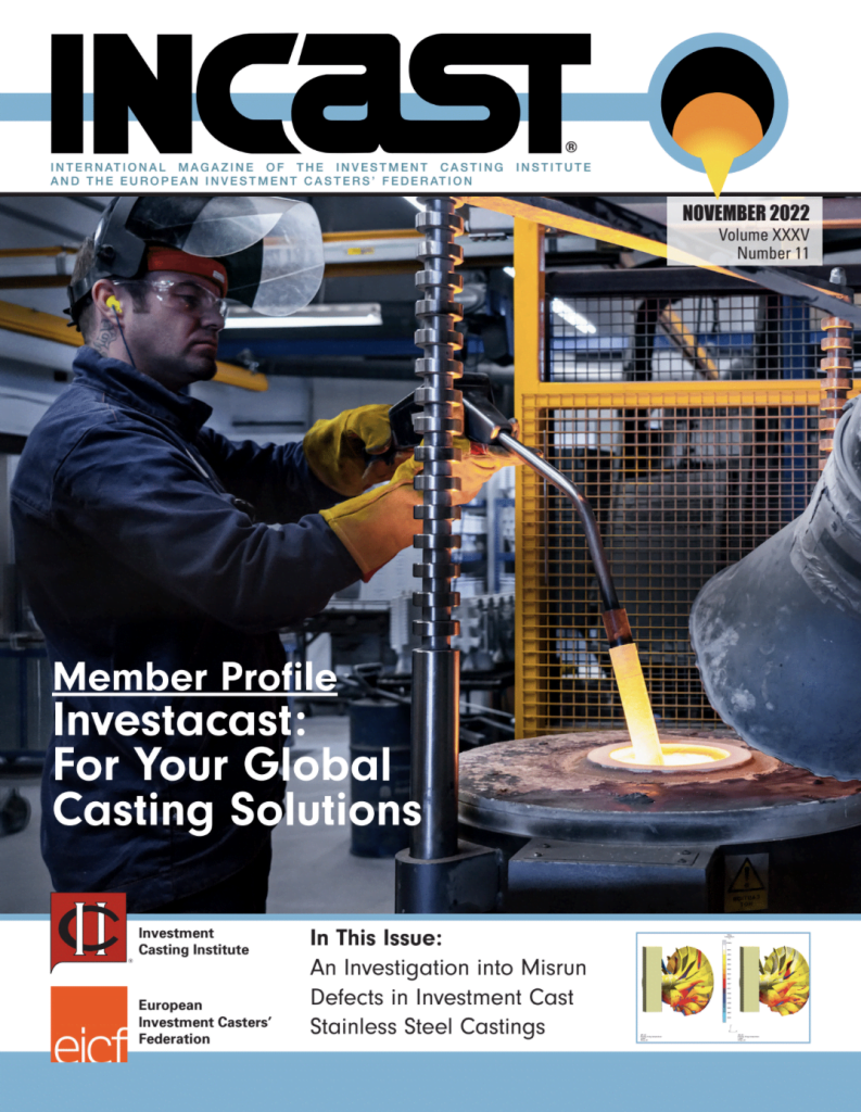 Investacast featured in INCAST magazine - Investacast